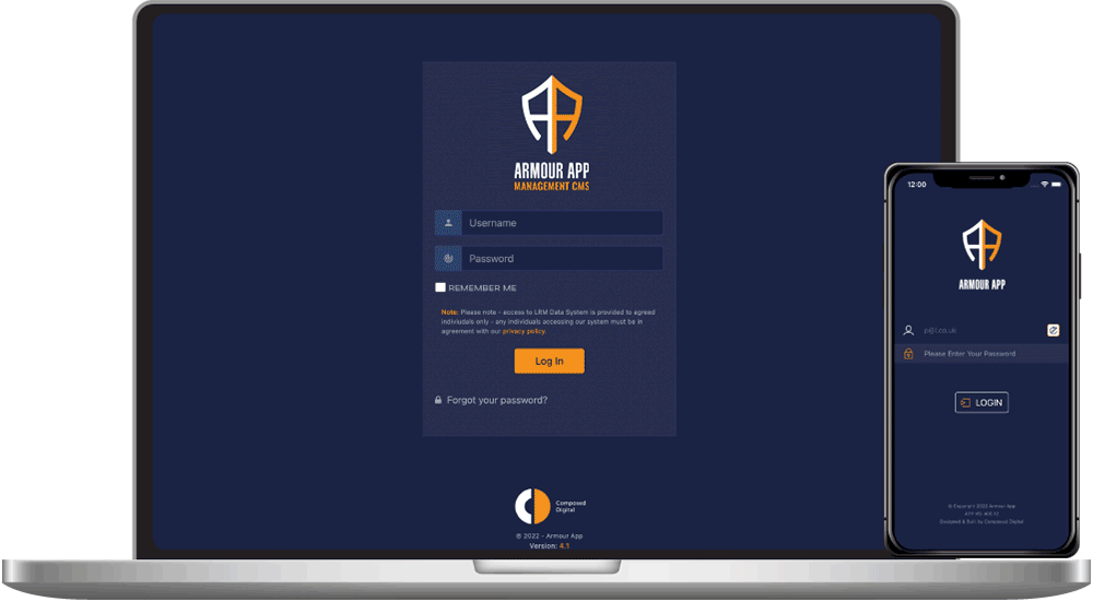 Armour App - Security Team Management Software Solution